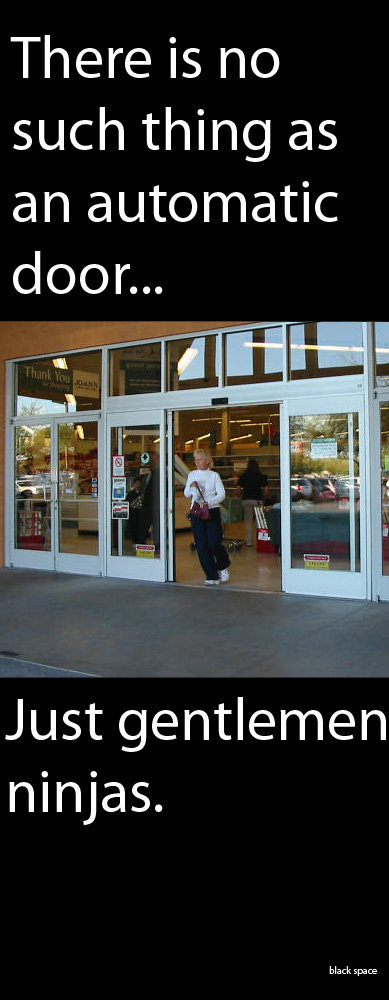 Automatic doors