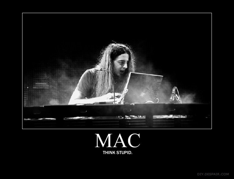 Bassnectar playing his Macbook