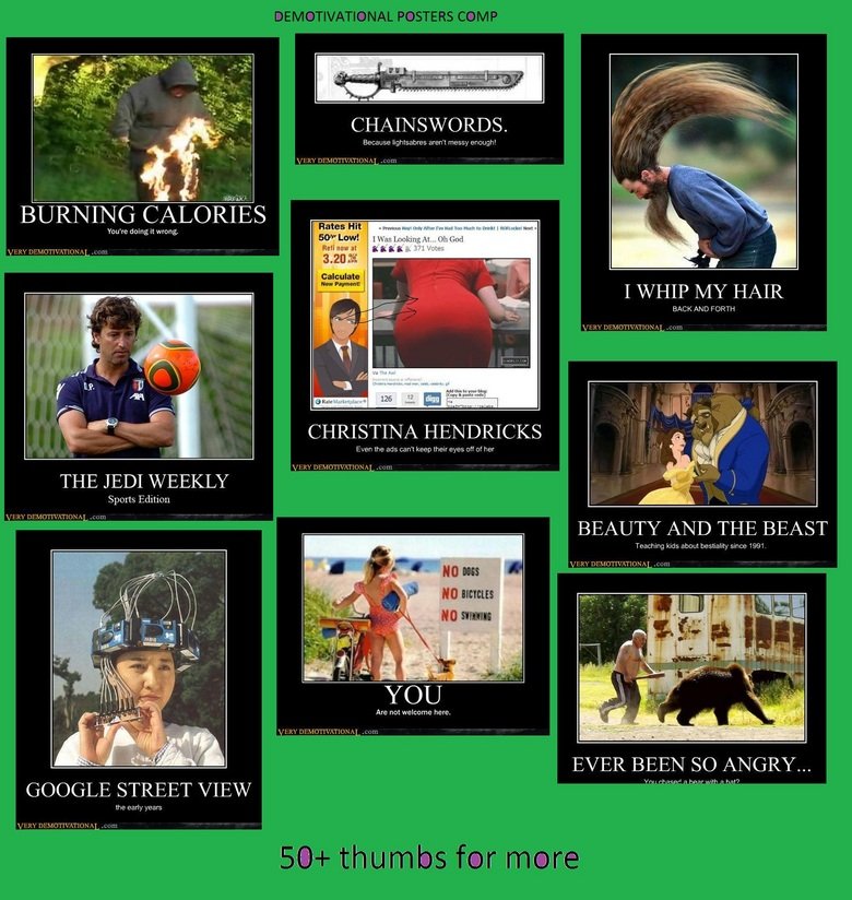 Demotivational posters comp