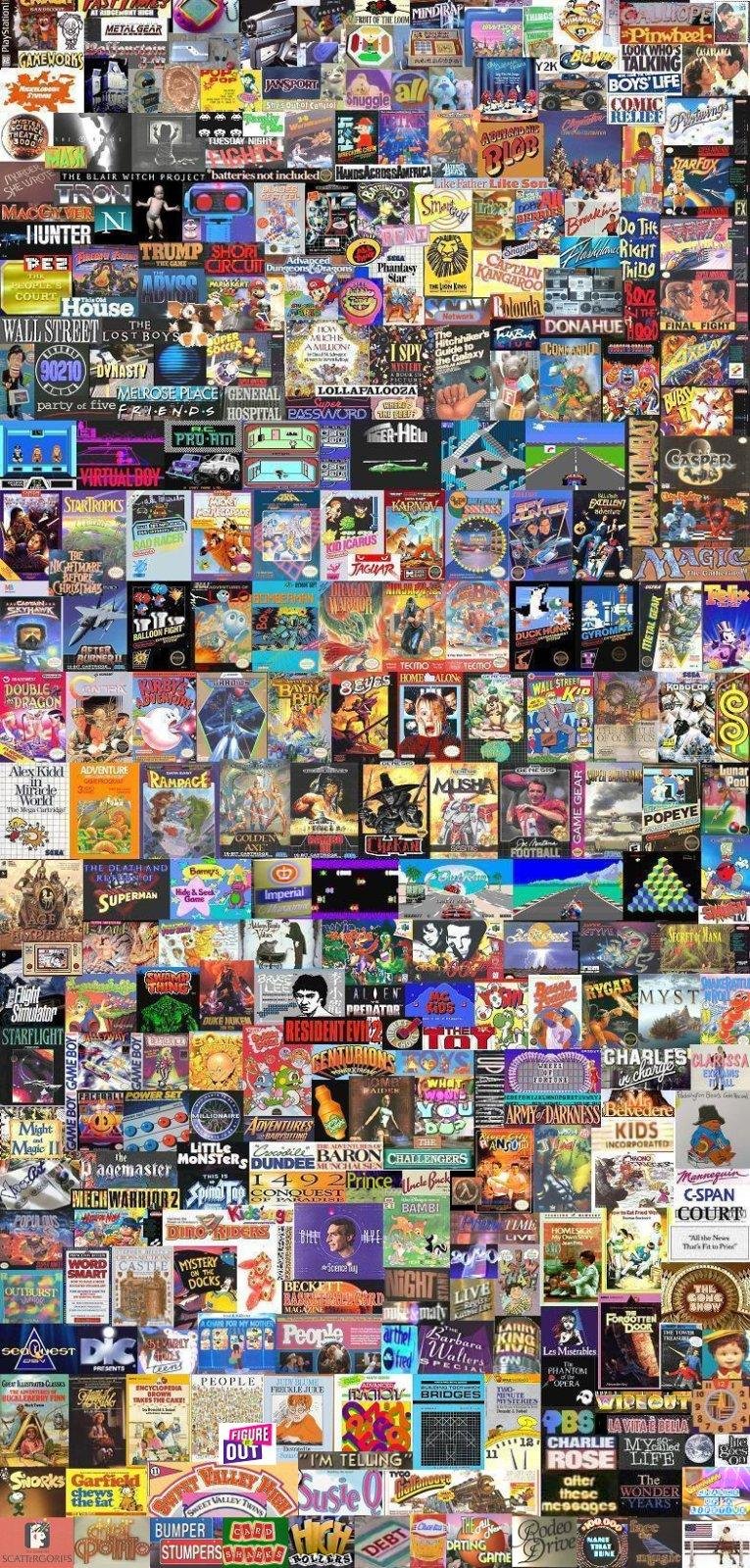 Epic 1980-90s Collage