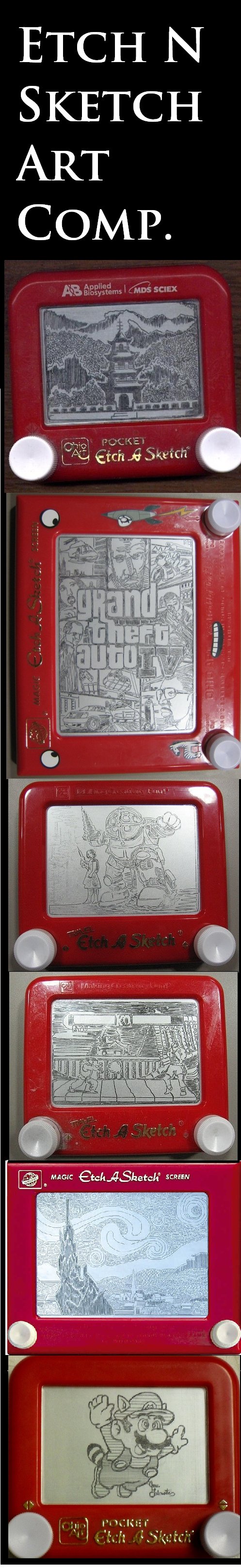 Etch N Sketch Art Comp