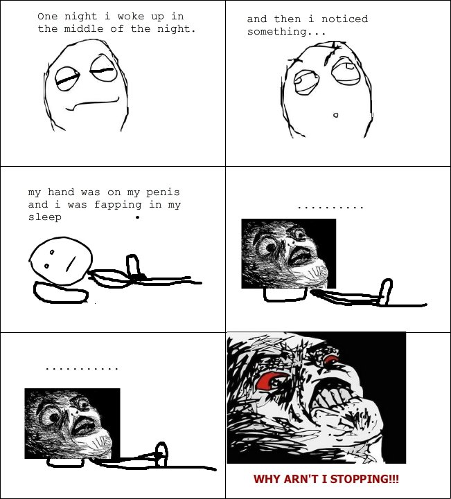 fapping while sleeping