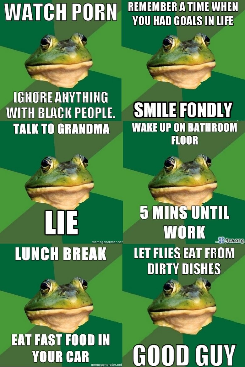 Foul Bachelor frog comp