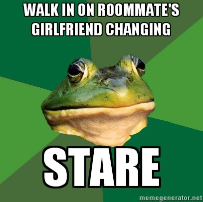 frog face meme thing