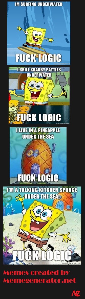 Logic Defying Spongebob