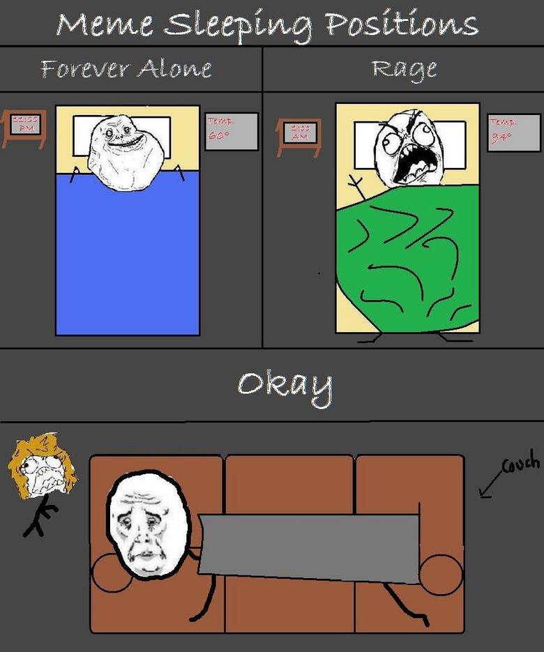 Meme Sleeping Positions