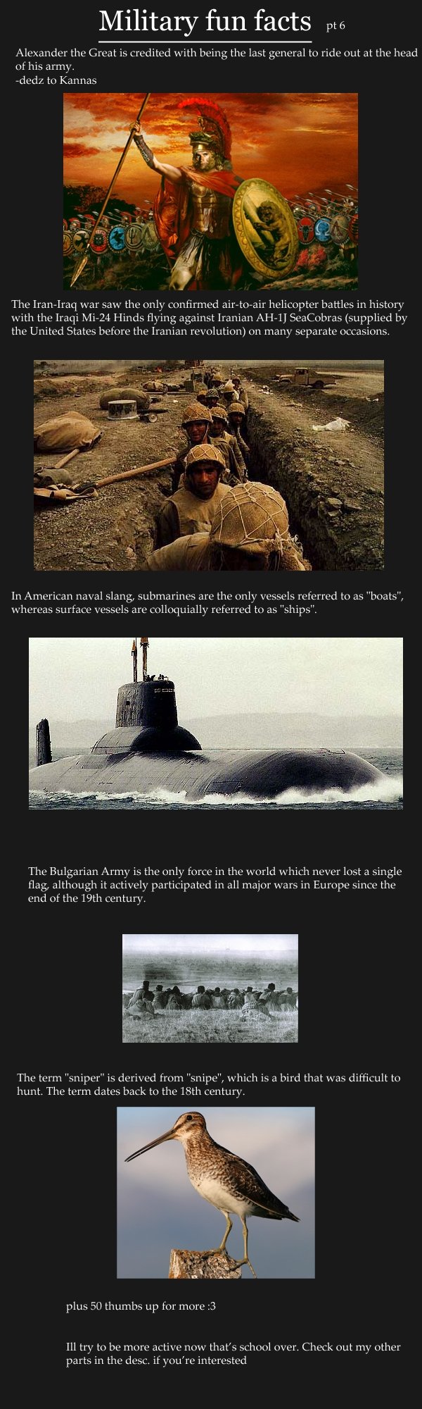 Military fun facts part 6 [OC]