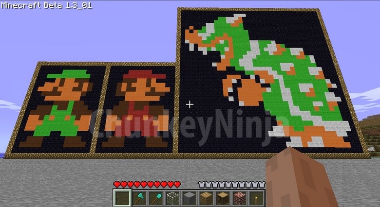 minecraft mario
