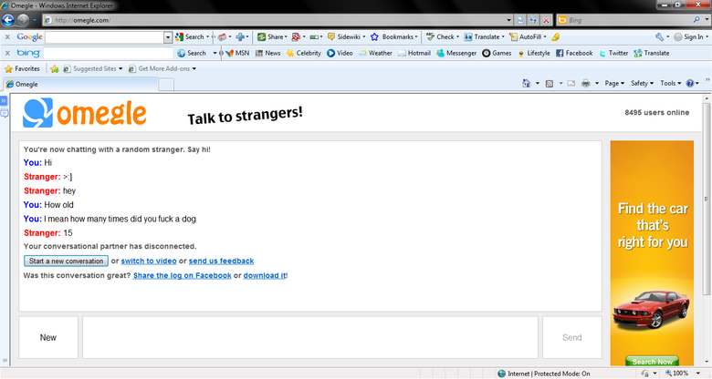 Omegle Win.