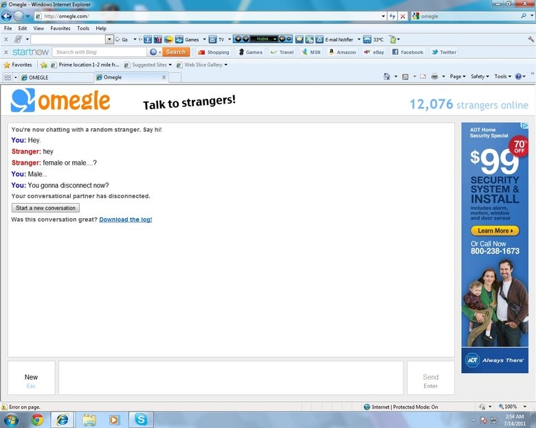 omegle in a nutshell
