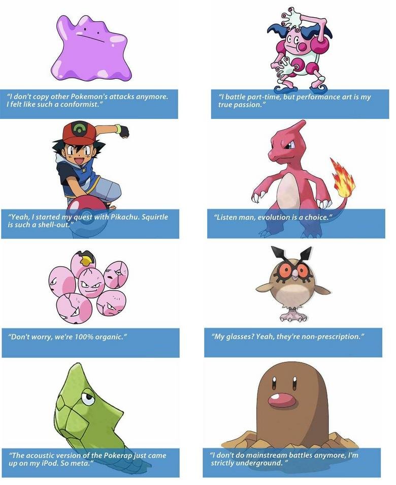 Pokemon Hipsters