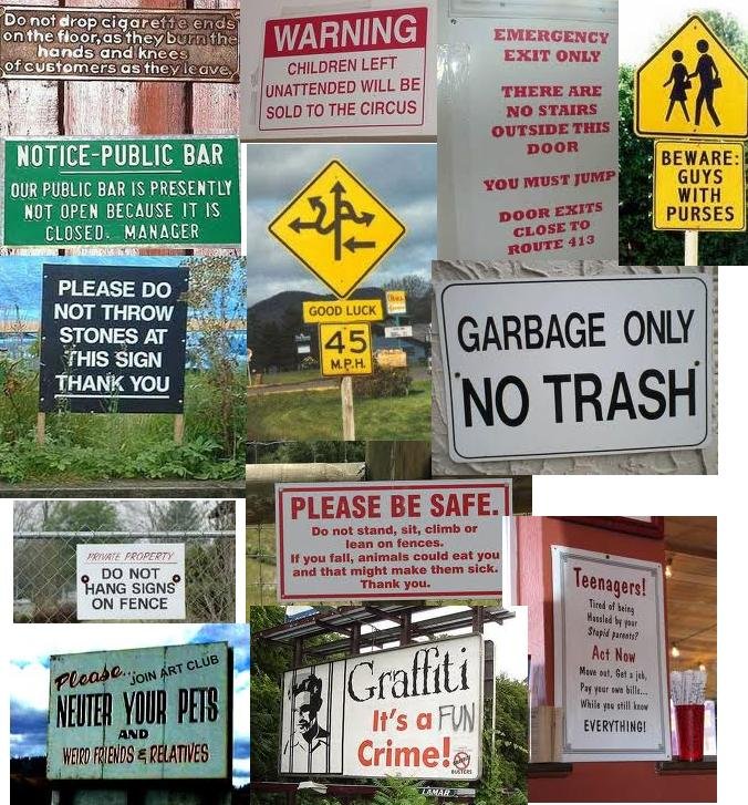Random signs