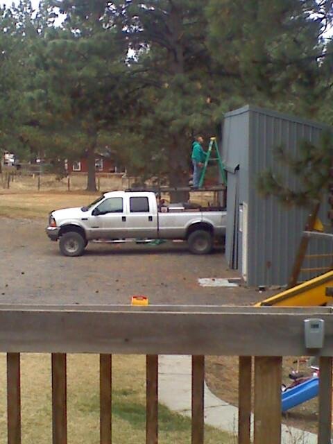 Redneck extension ladder