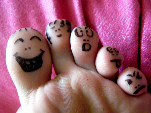 Toe faces!