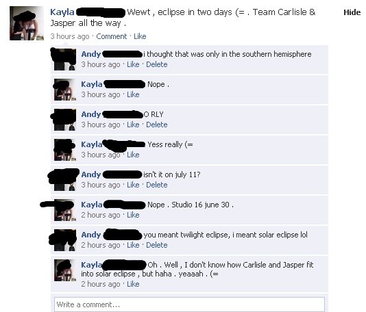 two very different people.