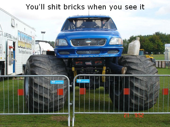 When you see it, you'll **** bricks