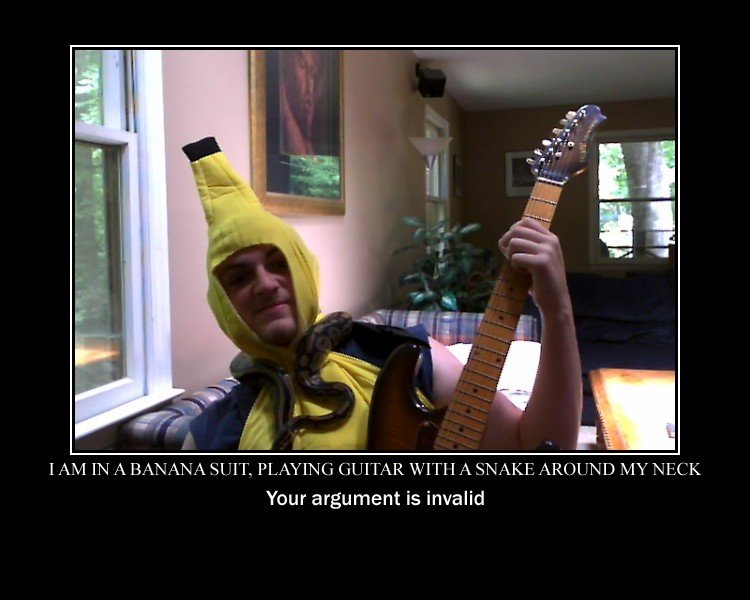 Your argument is invalid